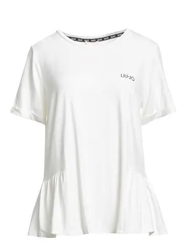 Liu Jo T-shirt In Cotton And Elastane - Off White