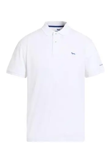 HARMONT & BLAINE Polo Shirt Size Cotton - White