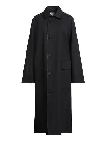 MAISON MARGIELA Cotton-polyurethane Overcoat - Black