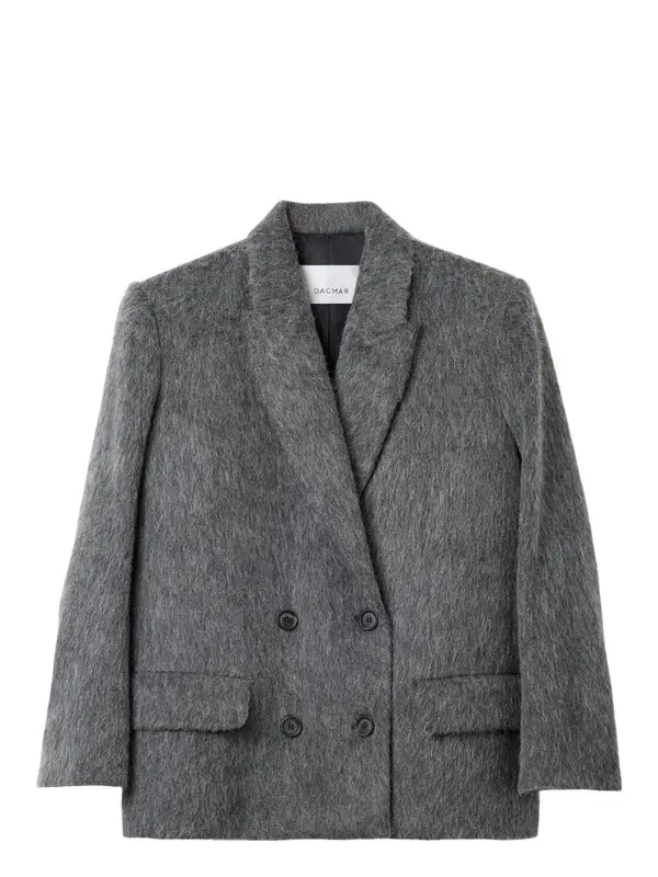 HOUSE OF DAGMAR Db Brushed Jacket - Grey
