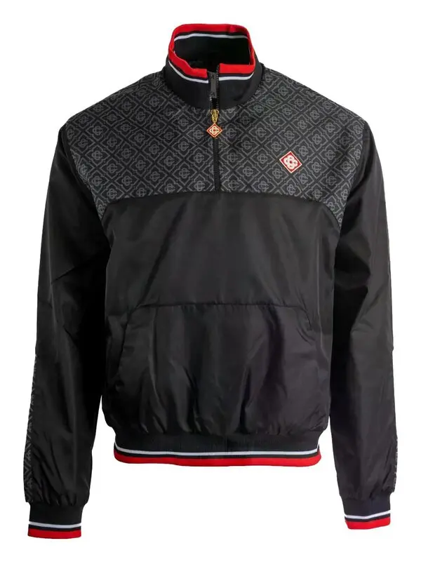 Casablanca Hybrid Panelled Track Jacket - Black