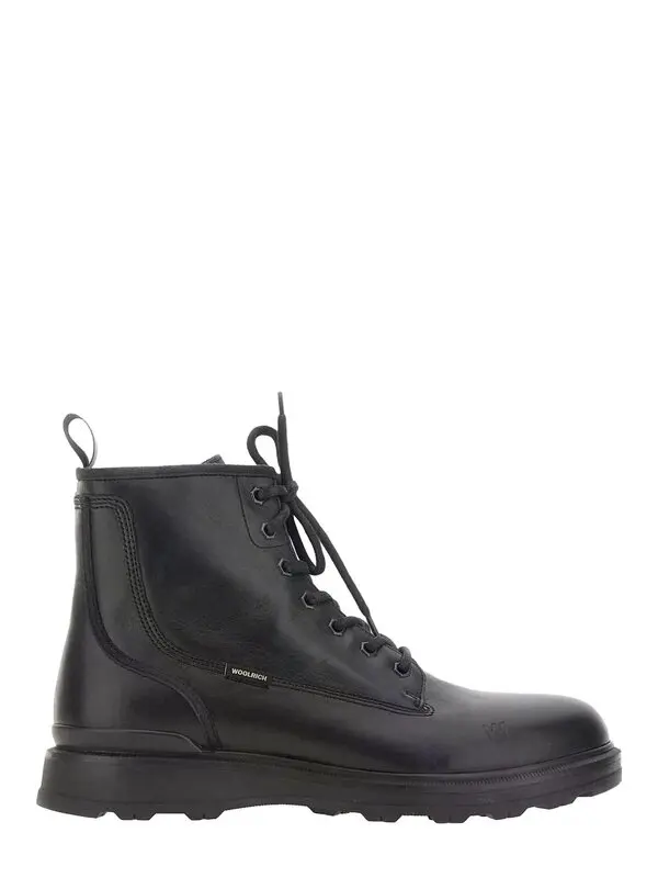 Woolrich Grove Biker Boots - Black