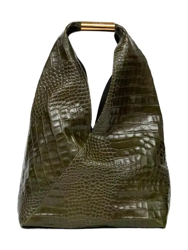 MAISON MARGIELA Embossed Shoulder Bag - Green