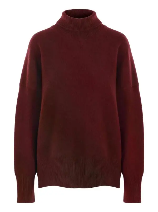 RÓHE Roll-neck Sweater - Red
