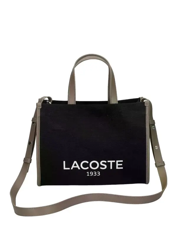 Lacoste Small Heritage Tote Bag - Black