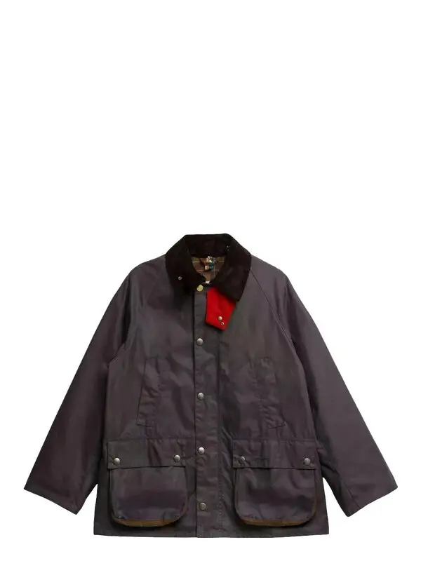 Paul Smith Corduroy-collar Pocketed Jacket - Grey