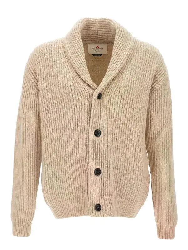 Peuterey Shawl-collar Cardigan - Neutrals