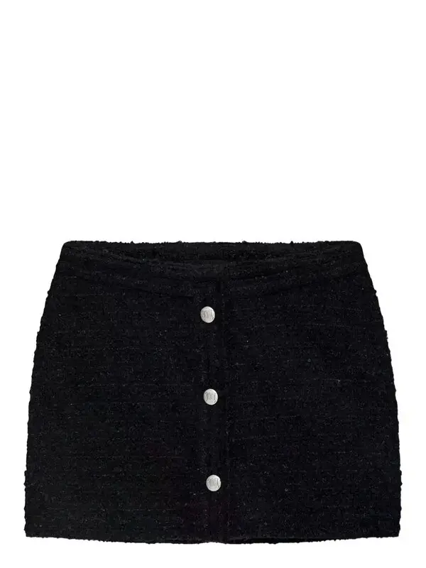 MISBHV Bouclé Mini Skirt - Black