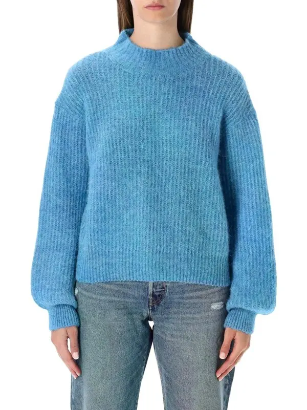 American Vintage High-neck Knitwear - Blue