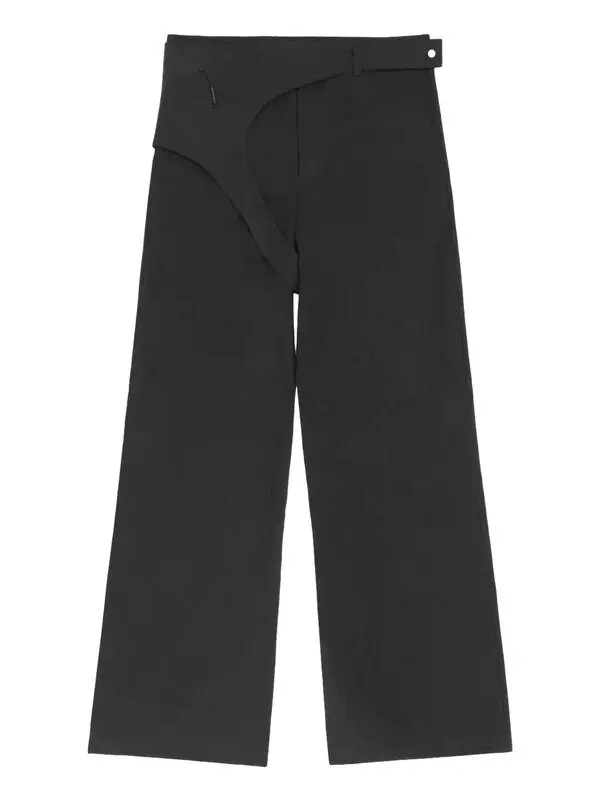HELIOT EMIL Astron Cut-out Trousers - Black
