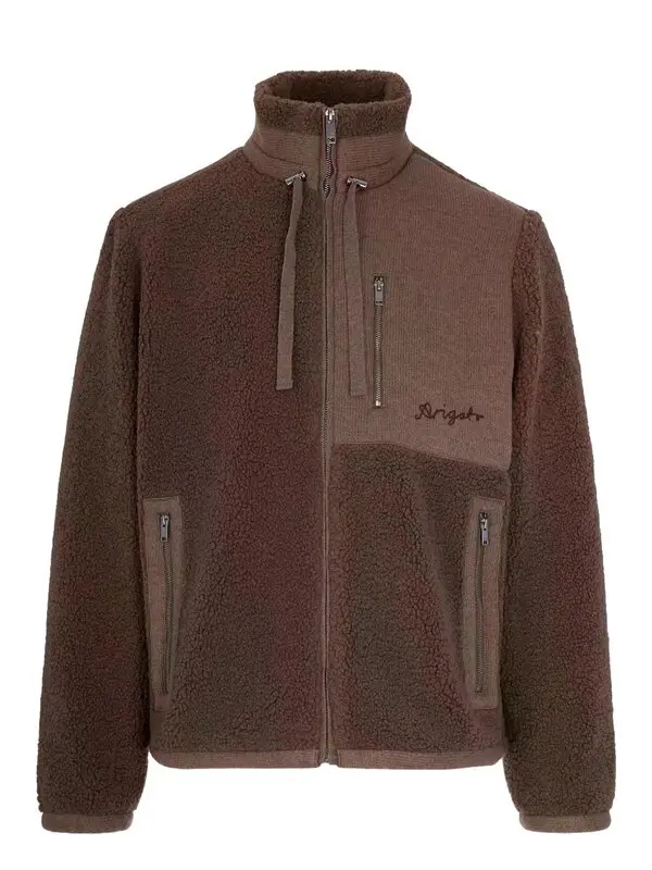 Axel Arigato Logo-embroidered Jacket - Brown