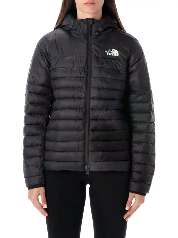 The North Face Quilted Hooded Coat - Black