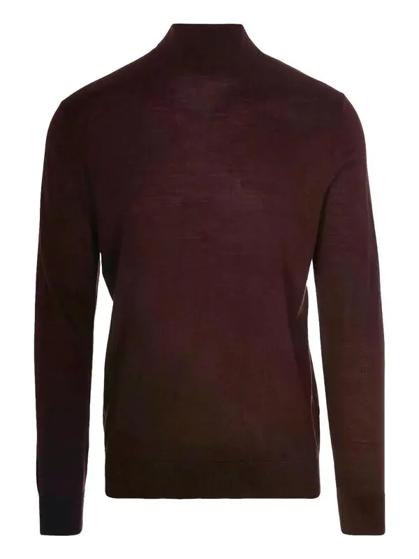 BALLANTYNE Turtleneck Sweater - Brown