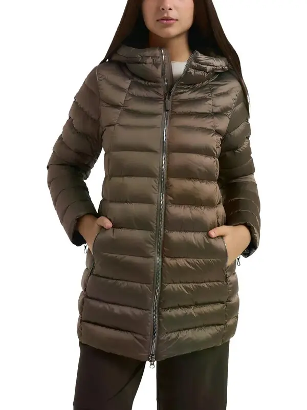 COLMAR Padded Hooded Coat - Brown