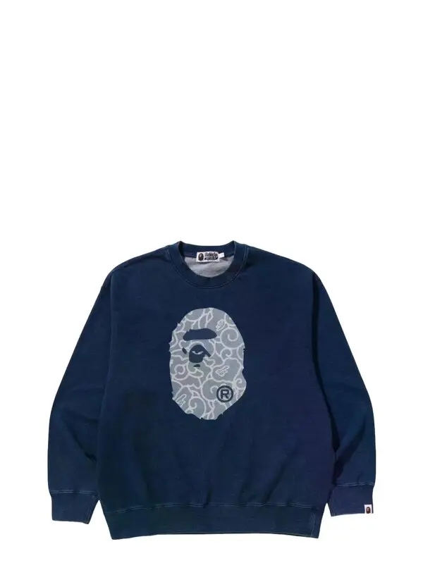 A BATHING APE Graphic-print Sweatshirt - Blue