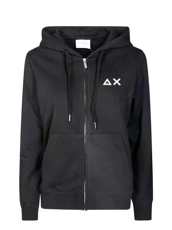 SUN 68 Zip-up Hoodie - Black
