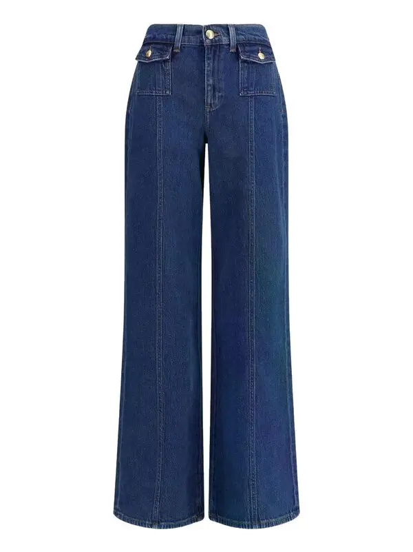 7 For All Mankind Lotta Wide-leg Jeans - Blue