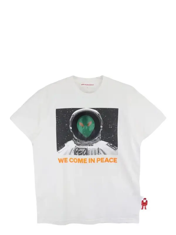 WALTER VAN BEIRENDONCK W-space T-shirt - Neutrals