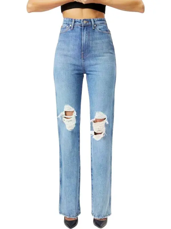 NO44 Joy Ripped Jeans - Blue