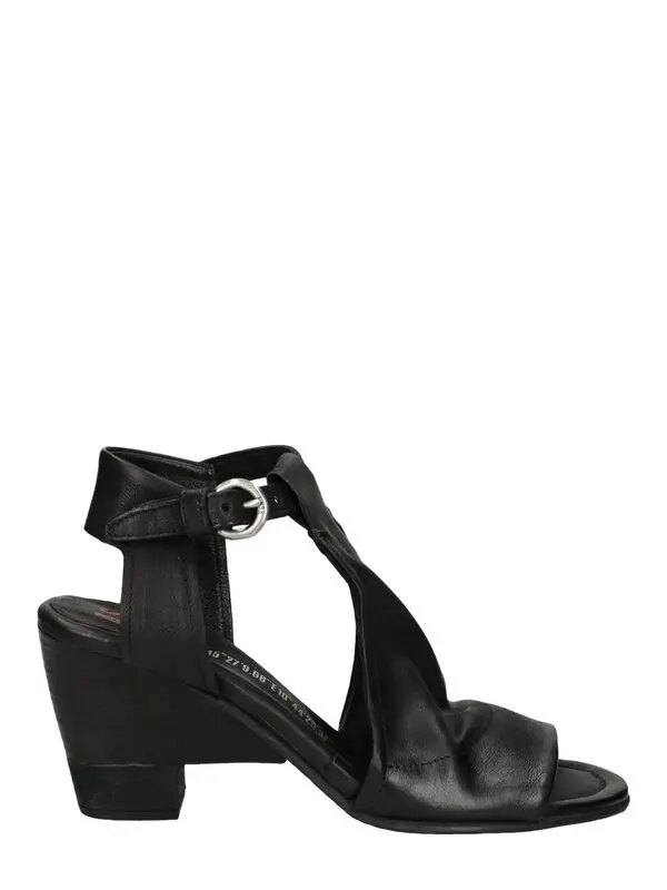 A.S.98 Buckle-strap Open Toe Sandals - Black
