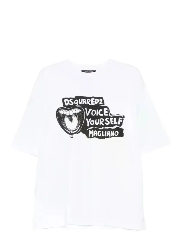 Dsquared2 X Magliano Graphic T-shirt - White