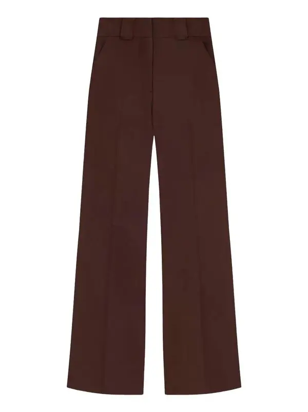 MISCI Flared Trousers - Brown