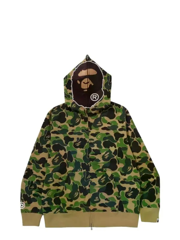 A BATHING APE Zip-up Hoodie - Green