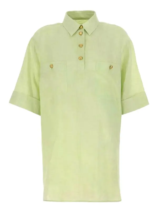 Valentino Garavani Linen Shirt - Green