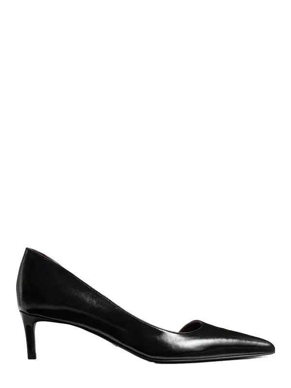 Khaite 45mm Jett D'orsay Heeled Pumps - Black
