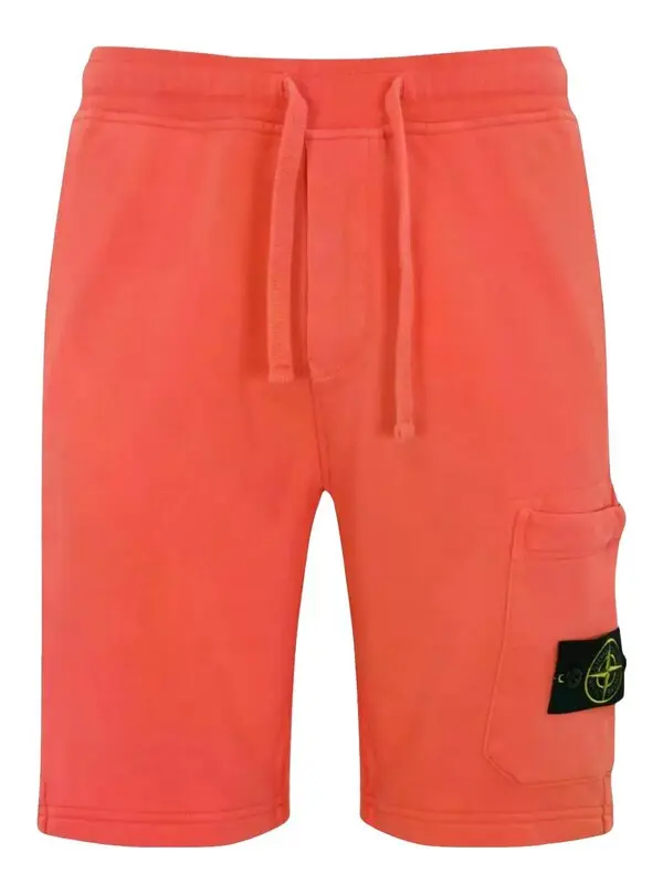 Stone Island Compass-badge Track Shorts - Orange