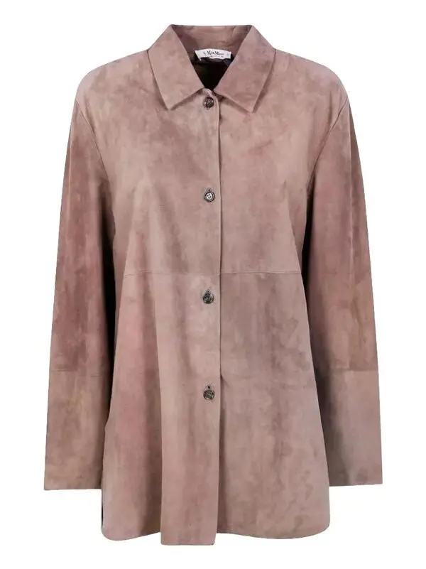 Max Mara Suede Coat - Brown