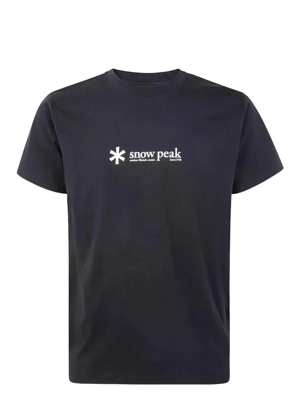 SNOW PEAK Logo-print T-shirt - Black