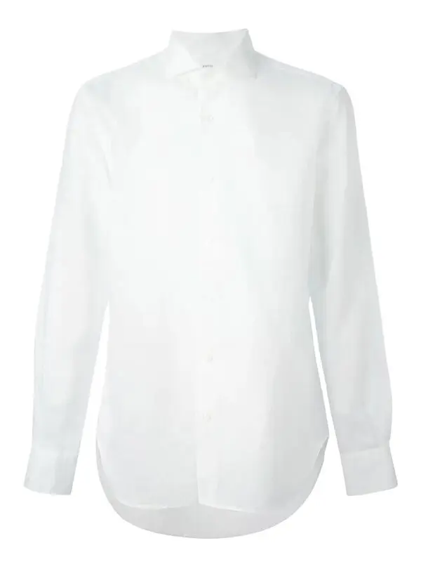Aspesi Spread Collar Shirt - White