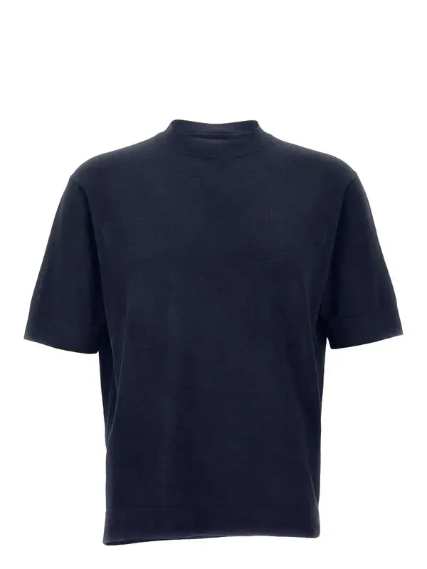 FILIPPO DE LAURENTIIS Cotton T-shirt - Blue