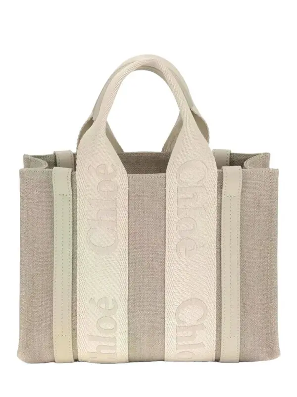 Chloé Small Woody Tote Bag - Neutrals