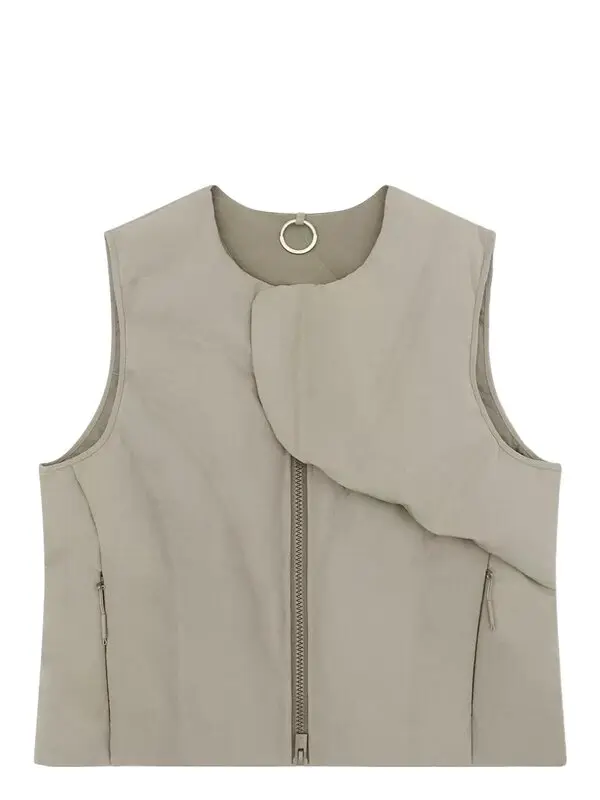 HELIOT EMIL Visus Sleeveless Gilet - Neutrals