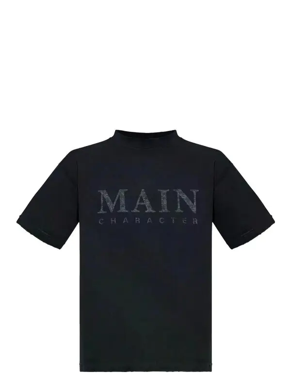 Balenciaga Graphic-print T-shirt - Black