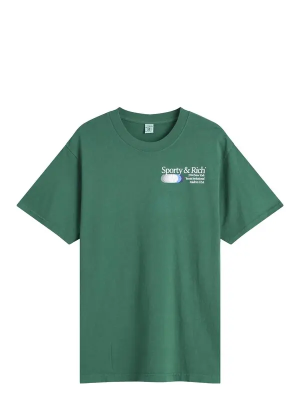 SPORTY & RICH Invitational T-shirt - Alpine