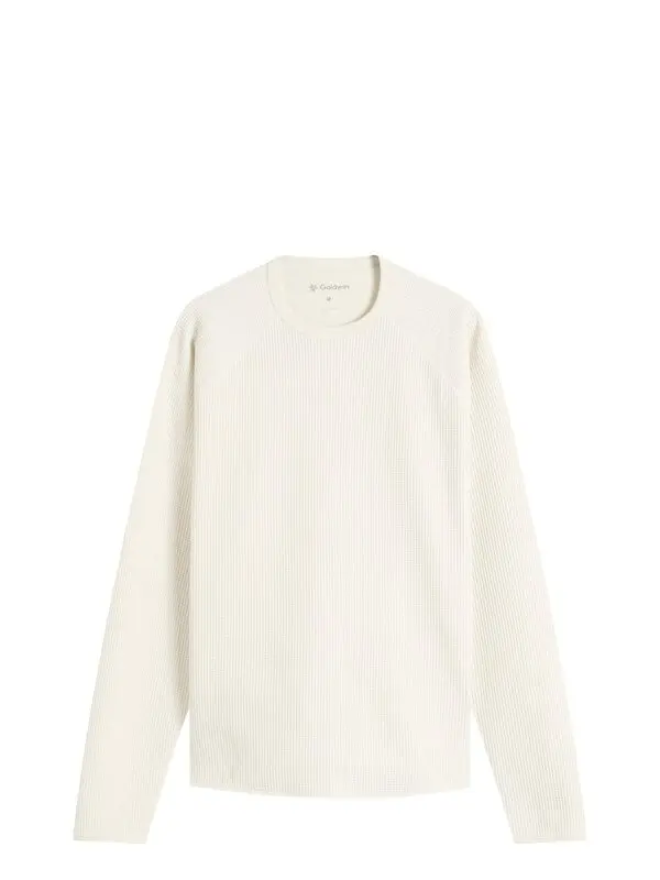 GOLDWIN Waffle Light Long Sleeve T-shirt - Ivory
