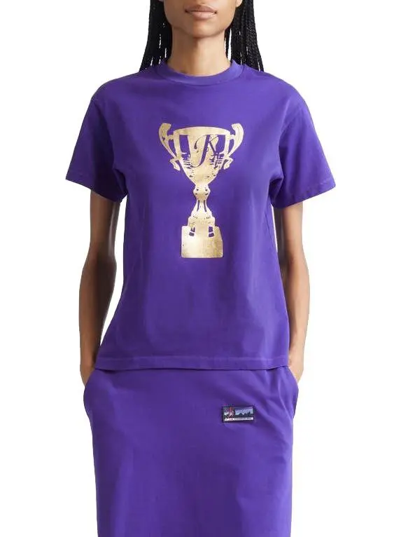 JULIE KEGELS Jony Cotton T-shirt - Purple