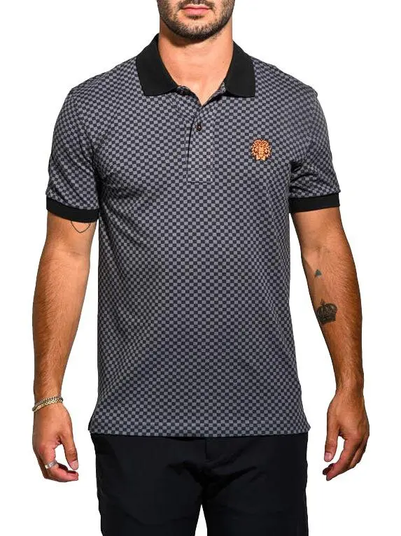 MACEOO Mozartsquaretip Stretch Nylon Polo - Black