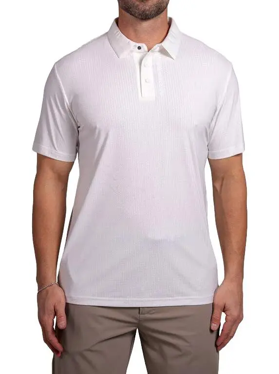 MACEOO Ascension0044 Stretch Nylon Polo - White