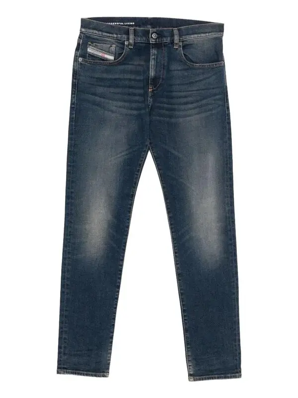 Diesel Faded-effect Jeans - Blue