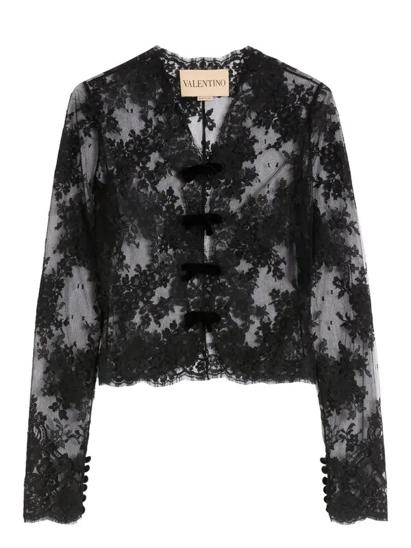 Valentino Garavani Lace Shirt - Black