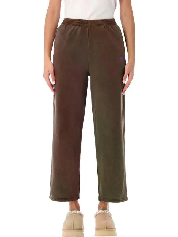 American Vintage Logo Performance Trousers - Brown