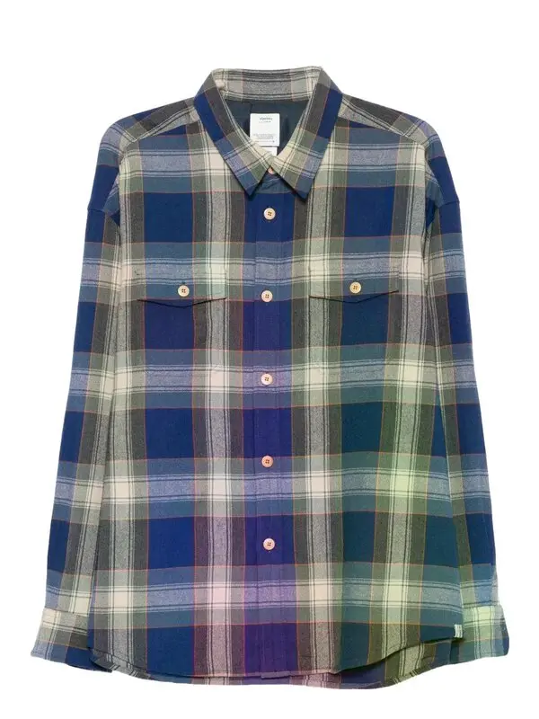 Visvim Lumber Check Long-sleeve Shirt - Blue