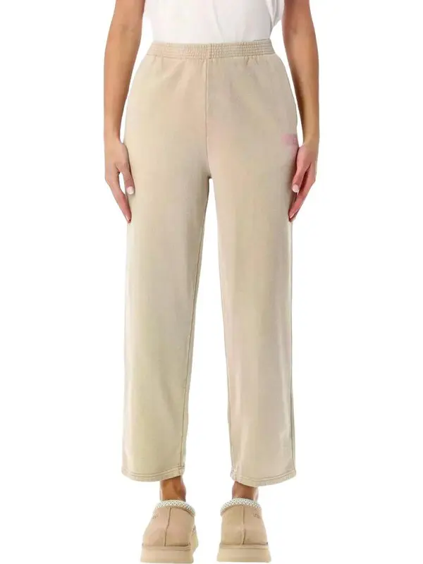 American Vintage Elasticated Cropped Trousers - Neutrals