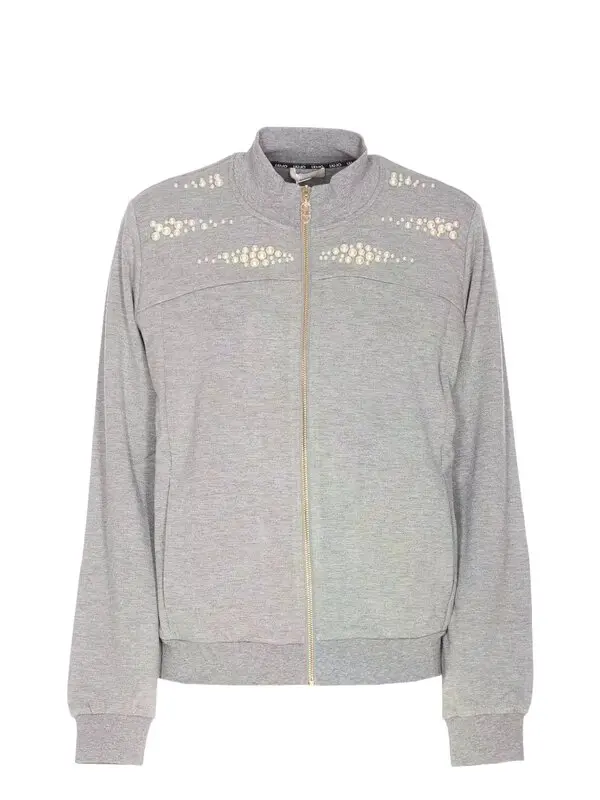 Liu Jo Zip-up Sweatshirt - Grey