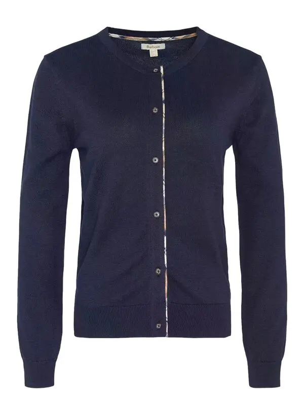 Barbour Wool-blend Cardigan - Blue