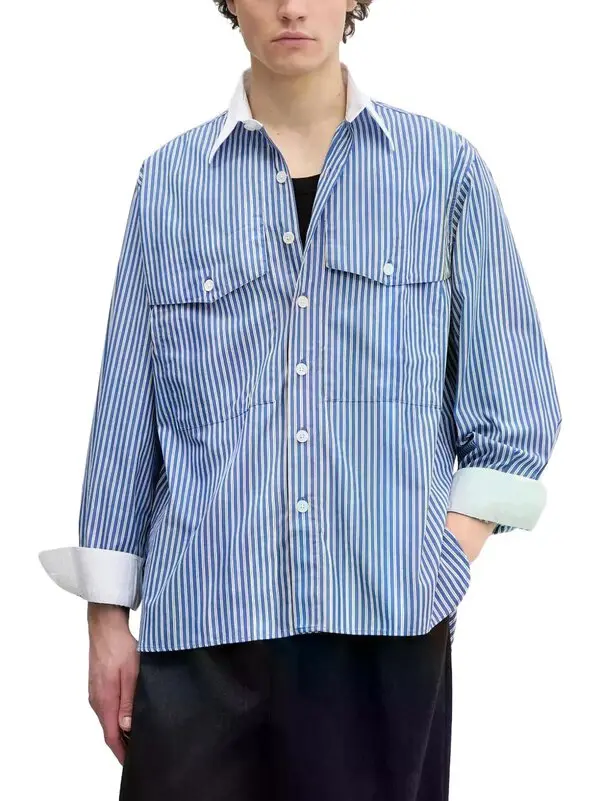 SUNFLOWER Striped Shirt - Blue